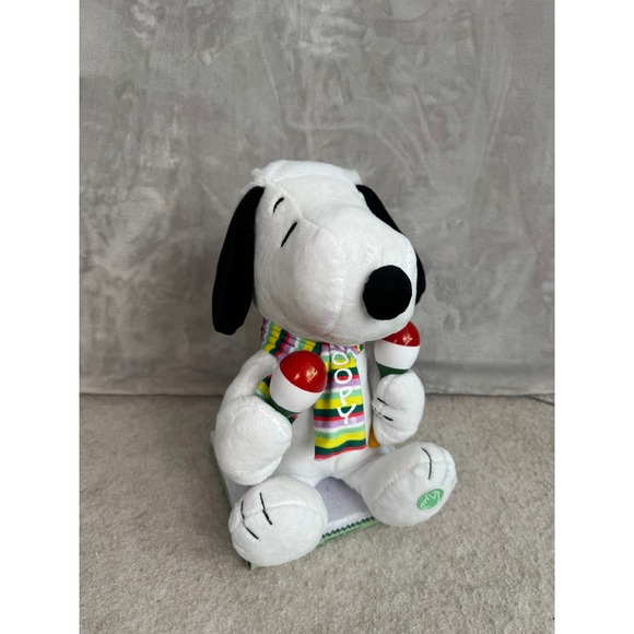 Peanuts | Toys | Peanuts Animated Snoopy Plush Toy With Scarf And ...